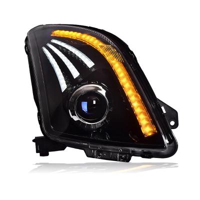 China OE No. Running Water Steering Lens and Xenon Lamp for Swift Headlight Assembly 05-16 for sale