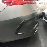 China Carbon Fiber Rear Bumper Fins Vents for Mercedes Benz C217 S500 S63 S65 AMG 2014-2018 for sale