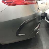 China Carbon Fiber Rear Bumper Canards Splitters Vents for Mercedes Benz C217 S500 S63 S65 AMG for sale