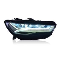 China Modified Spare Parts LED Headlamp Front Headlights for A6L 12-18 Car Fitment Audi for sale