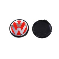 China Volkswagen Car Wheel Center Cover in Plastic 68mm 56mm with Blue Customized Design for sale