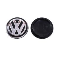 China Volkswagen Car Wheel Center Cover in Plastic 68mm 56mm with Blue Customized Design for sale