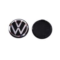 China Volkswagen Car Wheel Center Cover in Plastic 68mm 56mm with Blue Customized Design for sale
