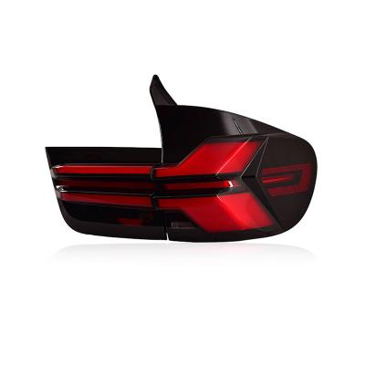 China Modified LED Flowing Water Steering Tail Light Assembly for BMW X5 07-13 Old Model E70 for sale