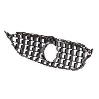 China 100*25*38 cm Gt Style Front Bumper Grille Black Grille For Mercedes Benz C-Class W205 2014-2018 for sale