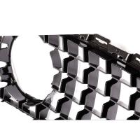 China 100*25*38 cm Gt Style Front Bumper Grille Black Grille For Mercedes Benz C-Class W205 2014-2018 for sale