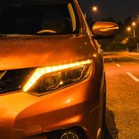 China 14-16 X-Trail Car Headlights Led Daytime Running Headlights for Retrofit/Upgrade for sale