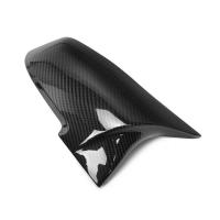 China Black Replacement Carbon Fiber Car Side Wing Mirror Cover For BMW 2 Series M Style Look for sale