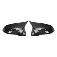 China Black Replacement Carbon Fiber Car Side Wing Mirror Cover For BMW 2 Series M Style Look for sale