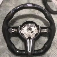 China BMW F10 F30 E60 E90 G30 E46 E92 Steering Wheel with Carbon Fiber and Black Leather for sale