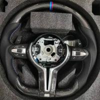 China Custom Carbon Fiber M Sport Steering Wheel For BMW F30 Enhance Your Driving Experience for sale