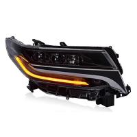 China Modified Japanese Version Three-eye LED Lens Headlight for Toyota Alphard Perfect Fit for sale