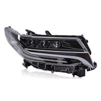 China Modified Japanese Version Three-eye LED Lens Headlight for Toyota Alphard Perfect Fit for sale