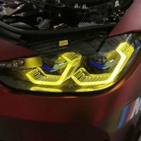 China Auto Car Accessories For BMW CSL DRL M3 M4 G80 G82 Daytime Running Light Lemon Yellow for sale