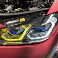 China Auto Car Accessories For BMW CSL DRL M3 M4 G80 G82 Daytime Running Light Lemon Yellow for sale