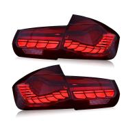 China BMW 3 Series F30 Dragon Scale LED Rear Lamp 2013-2019 M3 320 325i Tail Light Lamp for sale