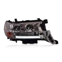 China 16-19 Year Car Head Lights Lens Led Headlight For Toyota Land Cruiser Applicable 2016 for sale