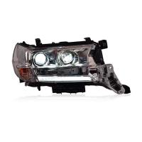 China 16-19 Year Car Head Lights Lens Led Headlight For Toyota Land Cruiser Applicable 2016 for sale