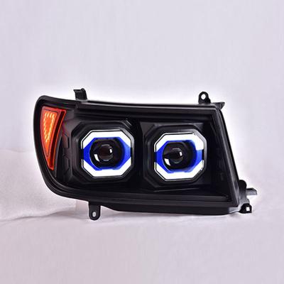 China 35 Wattage Car Accessories Led Headlights Assembly For Toyota Land Cruiser Lc100 Upgrade for sale