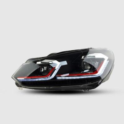 China LED Head Lamps For Volkswagen Golf 6 Mk6 Headlights Assembly Modify OE No. / 2008-2012 for sale