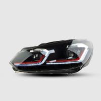 China Golf 6 Headlight 2009-2012 LED Projector Lens Dynamic Signal Drl Automotive Accessories for sale