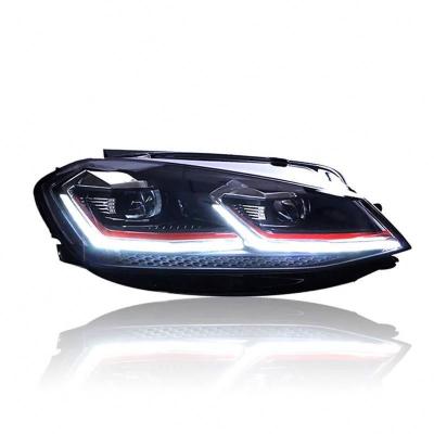 China VW Golf Mk7 Headlights Assembly 7.5 Style 2013-2020 Car Parts 36 Wattage OE No. 5854754 for sale