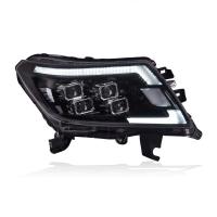 China NP300 Modified Daytime Running Light LED Lens Headlight Assembly for NAVARA 14-22 for sale