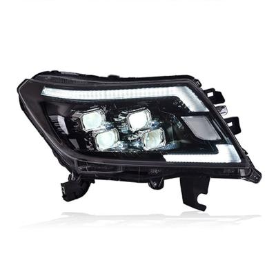 China 12V Full Led Np300 Headlights Upgrade 4 Lens Head Lamp For Nissan Navara 300 2014-2022 for sale