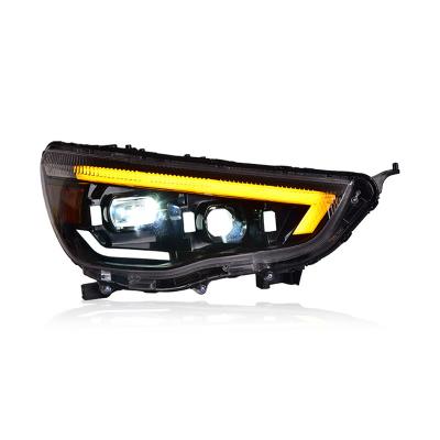 China Other Headlight Assembly 13-19 Modified LED Lens Daytime Running Light Water Turn Signal For Mitsubishi ASX for sale