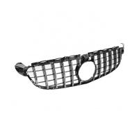 China Silver Black Plastic Car Front Bumper Diamond Grille for Mercedes W205 OEM 2058881260 for sale