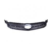 China Silver Black Plastic Car Front Bumper Diamond Grille for Mercedes W205 OEM 2058881260 for sale