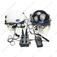 China 2X Paramotor helmet with intercom Paratrike intercom systercom autogyro helmet Open Cockpits helmet for sale