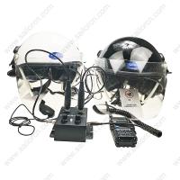 China 2X Paramotor helmet with intercom Paratrike intercom systercom autogyro helmet Open Cockpits helmet for sale