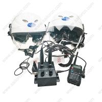 China Two set GD-K01-S6 Paramotor helmet with intercom Paratrike intercom systercom autogyro helmet Open Cockpits helmet for sale
