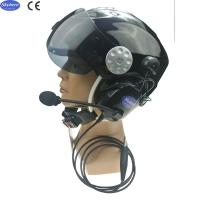 China Two set GD-K01-S6 Paramotor helmet with intercom Paratrike intercom systercom autogyro helmet Open Cockpits helmet for sale