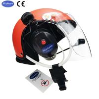 China Noise cancel Powered paragliding helmet White PPG helmet EN966 Paramotor helmet for sale
