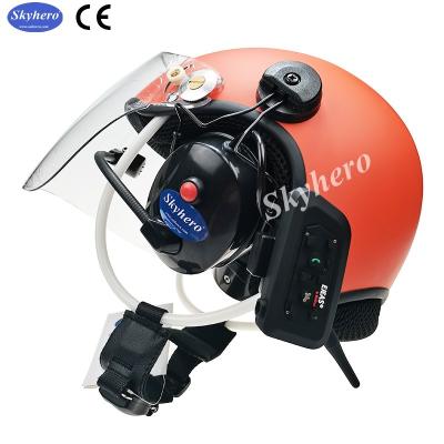 China Bluetooth EN966  paramotor helmet 4 colors 4 size factory directly sale paratrike helmet ,powered hang gliding helmet for sale
