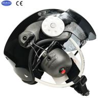 China En 966 Standard Powered Paragliding Helmet  Noise Cancel Paramotor Helmet Color Red Black White Blue Paramotor for sale