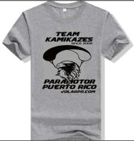 China Custom T shirt for paramotor school paragliding school paramotor lesson fly team cheap price fast delivery for sale