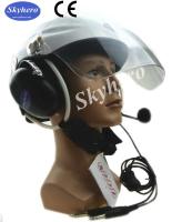 China Black Pilot helmet light Aviation helmet high quality aircraft helmet black color flight helmet 4 size for sale