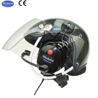 China CE EN966 Carbon fiber Paramotor helmet with high noise cancel headset GD-C PPG helmet for sale