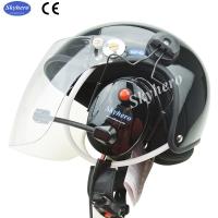 China Noise cancel Powered paragliding helmet PPG helmet EN966 Paramotor helmet White Black Blue Red for sale