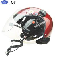 China Noise cancel Powered paragliding helmet PPG helmet EN966 Paramotor helmet White Black Blue Red for sale
