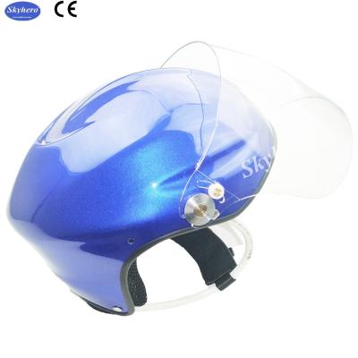 China Black Aviation helmet high quality aircraft helmet light fly helmet for sale fiber glass Pilot helmet for sale