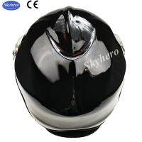 China Black Aviation helmet high quality aircraft helmet light fly helmet for sale fiber glass Pilot helmet for sale