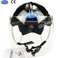 China Black Aviation helmet high quality aircraft helmet light fly helmet for sale fiber glass Pilot helmet for sale