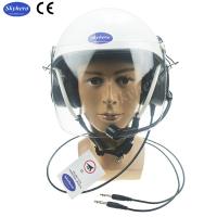China Best noise cancel Paramotor helmet with full headset EN966 standard Paramotoring Standard GA Dual plug6.3-5.2mm for sale
