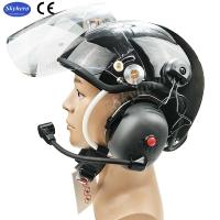 China EN966 Paramotor helmet with high noise cancel headset 3M Powered paragliding helmet PPG helmet for sale