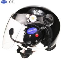 China Active Noise Reduction Paramotor helmet with full headset GD-C Black Factory directly sale Powered paragliding helmet for sale