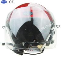 China Noise cancel Powered paragliding helmet White PPG helmet EN966 Paramotor helmet for sale